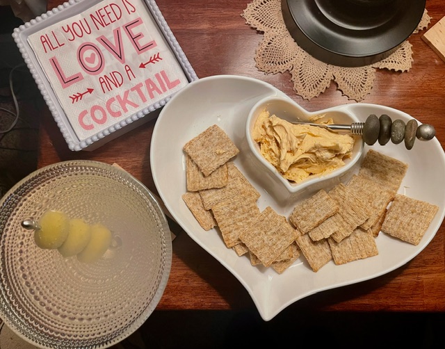 martini and snacks – Carole Knits